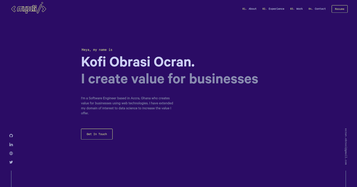 Kofi Mupati | Software Engineer